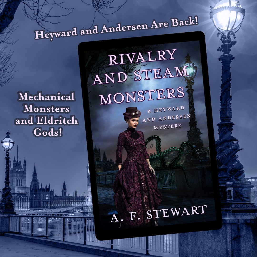 Cover Reveal: Rivalry and Steam Monsters – Be Afraid of the Dark